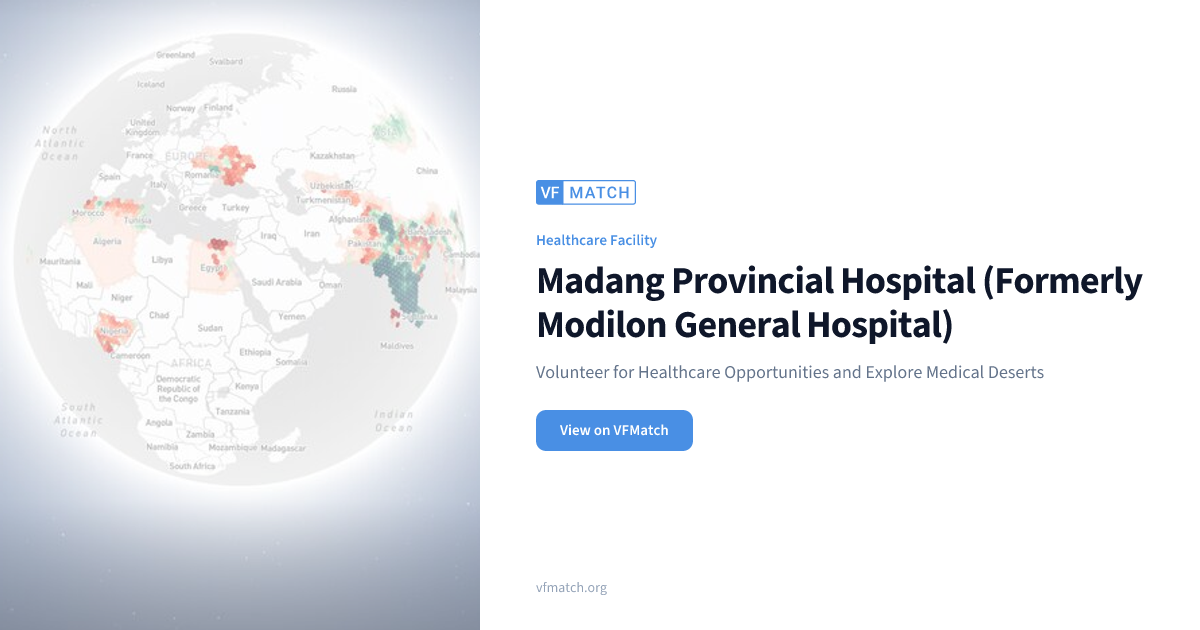 Madang Provincial Hospital (Formerly Modilon General Hospital) | VFMatch